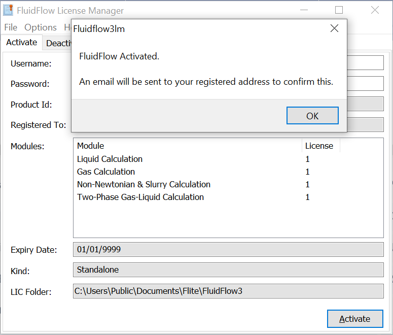 FluidFlow - Installation and Activation